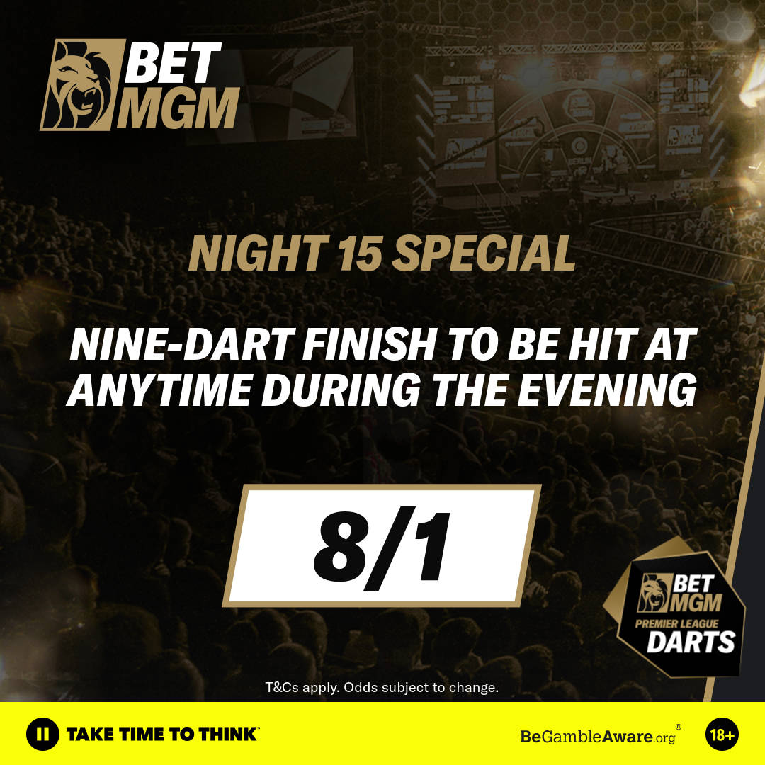 Premier League Darts Night 15 Preview & Tips | BetMGM UK